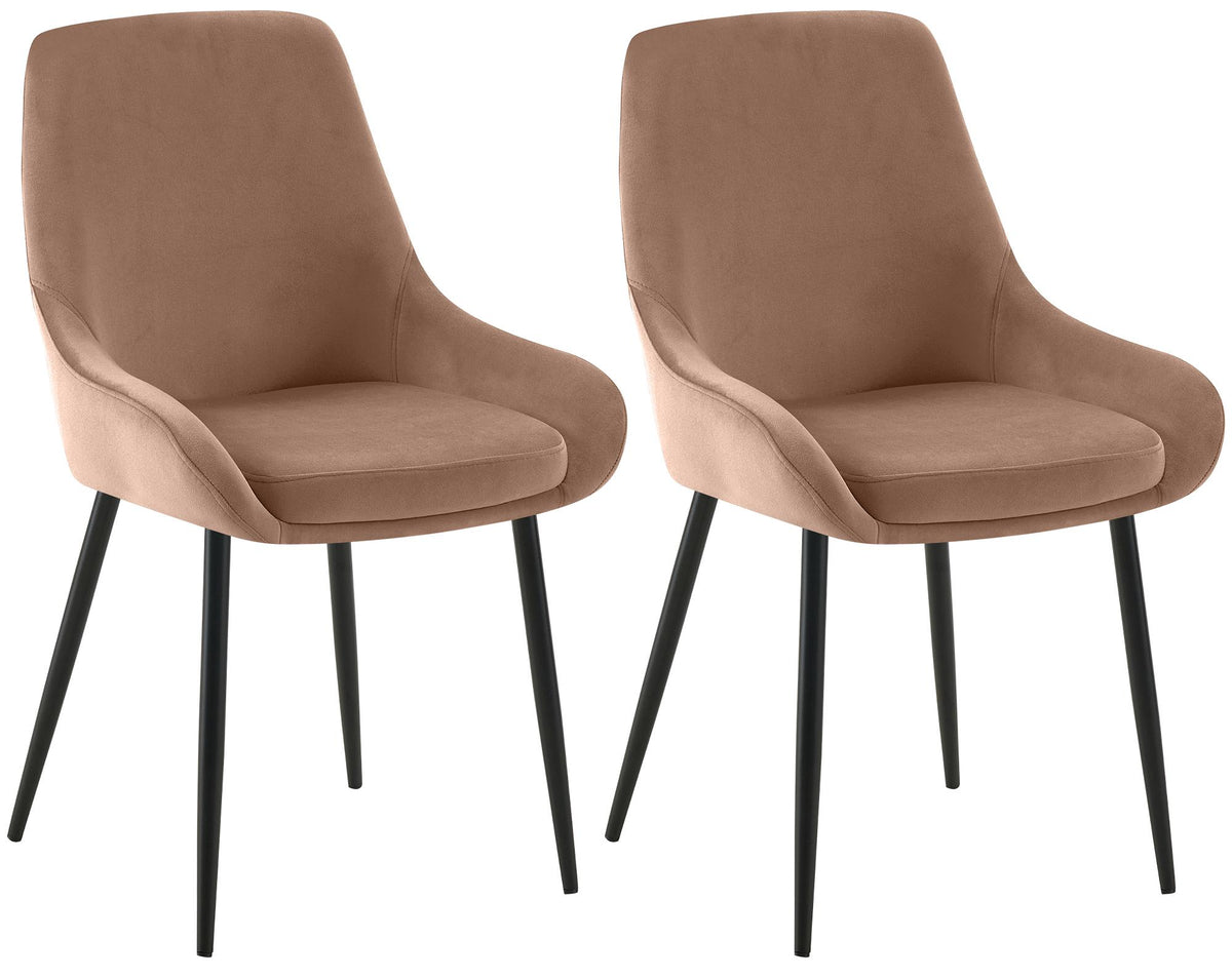 Lot de 2 chaises de salle à manger élégance confort design moderne en ...