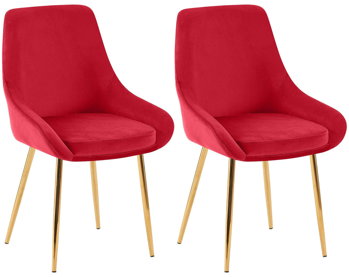 Lot de 2 chaises de salle à manger élégance confort design moderne en ...